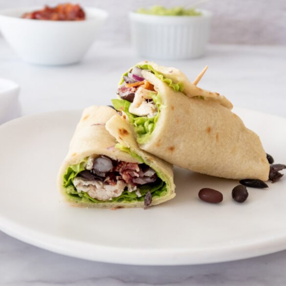 Wrap de Frango - Fit e Saudável | Chefinha Natural